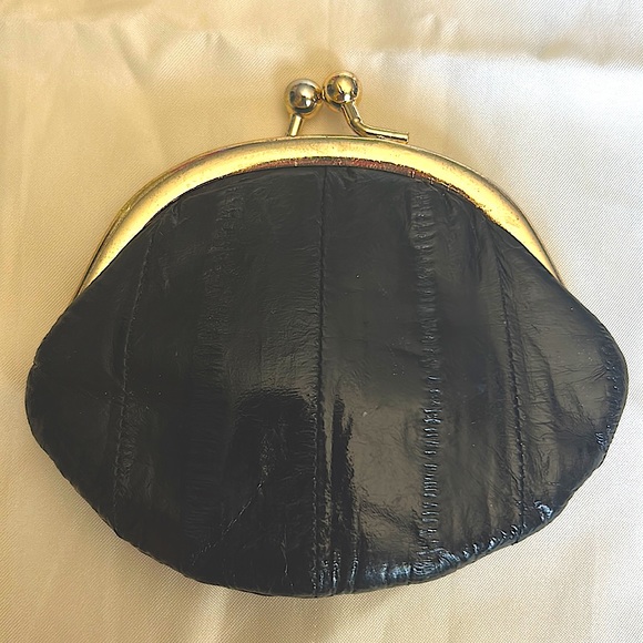handmade in Korea | Bags | New Handmade Eel Black Coin Purse | Poshmark